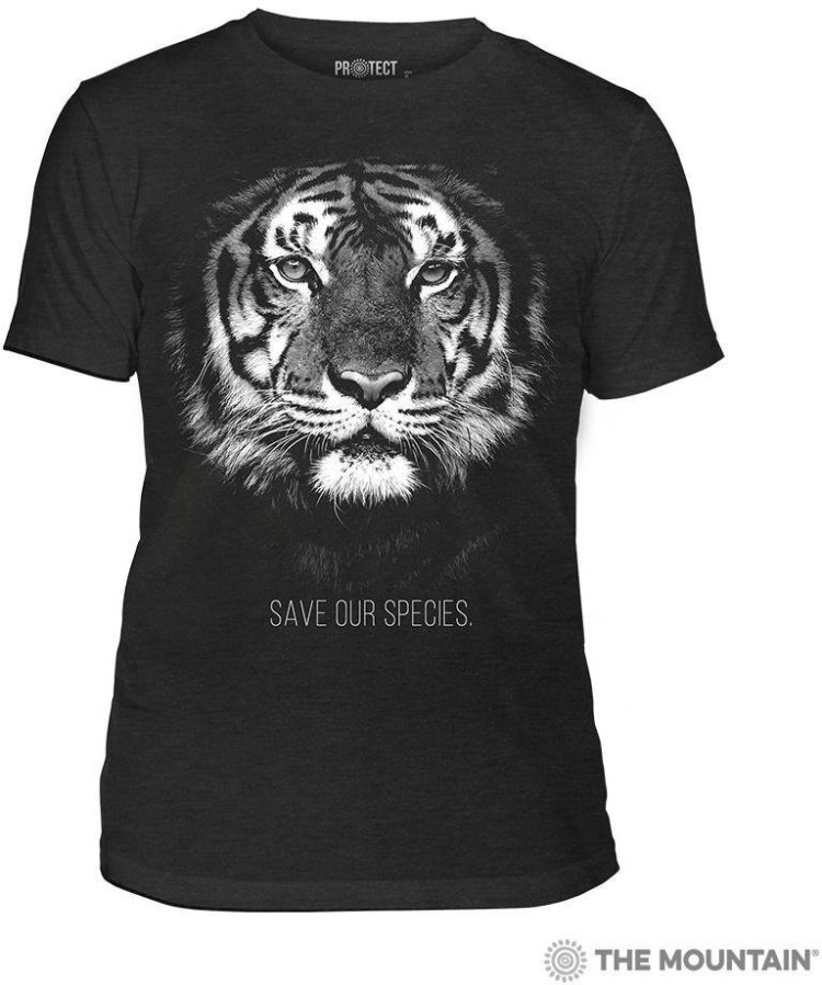 Мужская футболка Mountain Triblend - SAVE OUR SPECIES купить в интернет ...